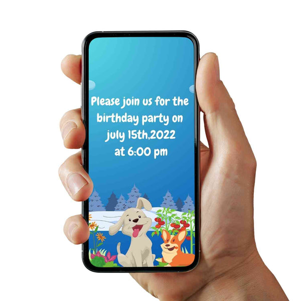 Go Dog Go Birthday Video Invitation | Animated & Customizable | Fun ...