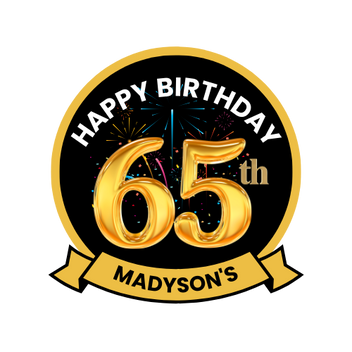 Animated 65th Birthday Video Invitation | 65th Birthday Party Invite ...