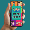 Animated Crayon Shin-chan birthday invitation | Shin Chan Video Birthd ...