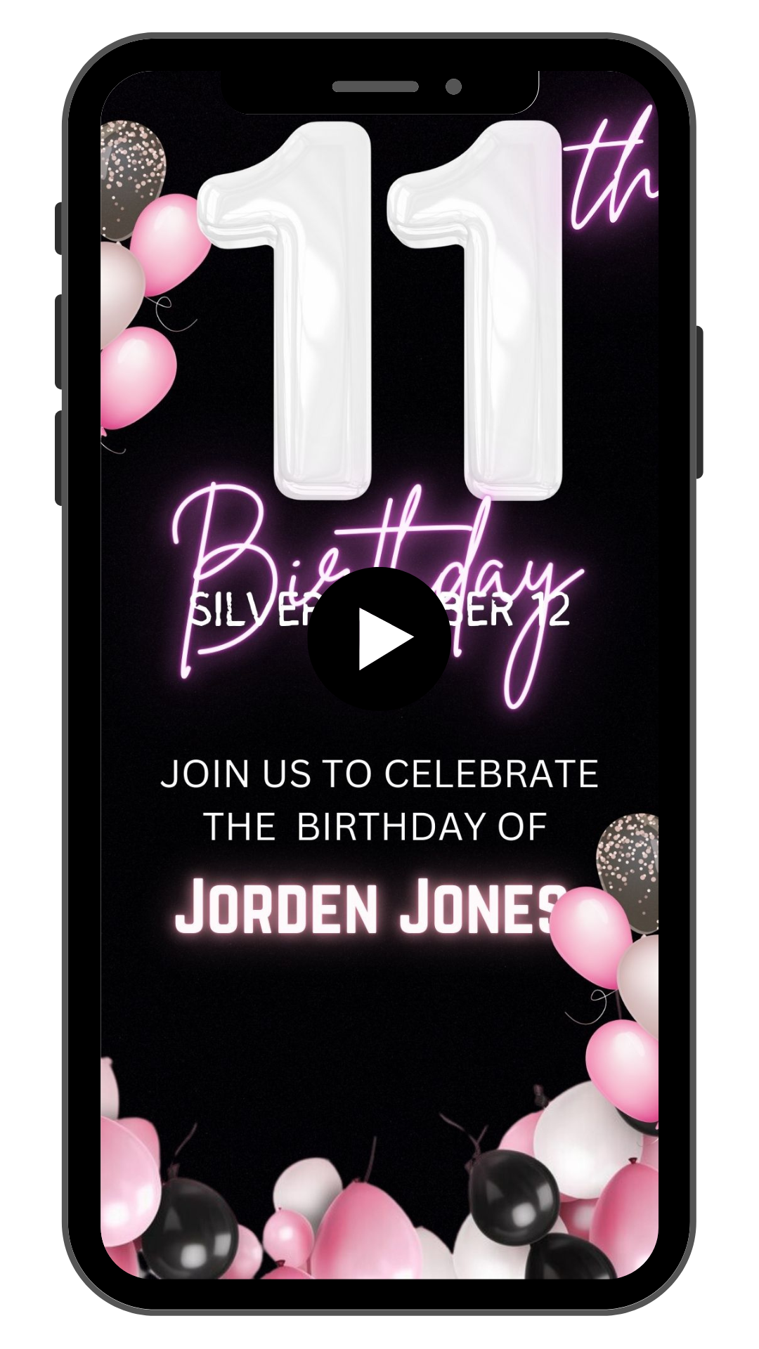 11th Birthday Invitation + RSVp Webpage – Mr.Invites