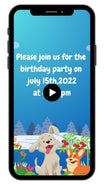 Go Dog Go Birthday Video Invitation | Animated & Customizable | Fun ...